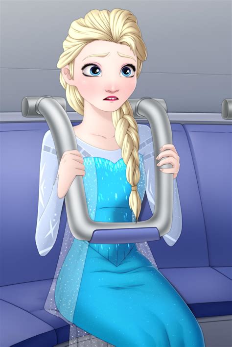 Elsa Nervous In Escape Pod Comm By Pingo04 On Deviantart