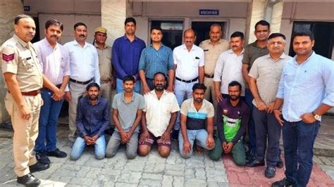 चोरों की अंतर्राज्जीय गैंग पकड़ी गयी 106 वारदातें कबूलीं पांच आरोपी