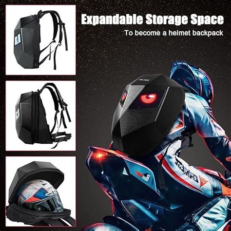 Led Bagpack Led Eyes Bagpack Led Motorcycle Bagpack Etsy