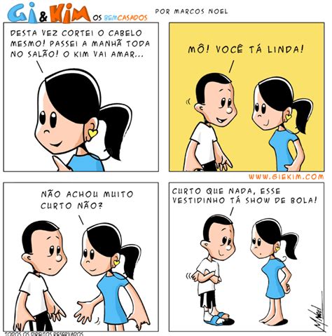 Tirinha 0069 Novo Visual Gi Kim Os Bem Casados