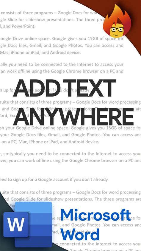 Add Text Anywhere In Microsoft Word Quick Tutorial Ko Fi Where