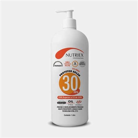 Protetor Solar 30 FPS 1 Litro Nutriex EPIMT