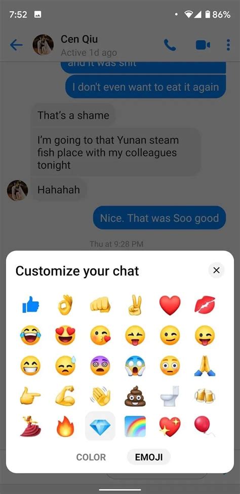 Keep Your Favorite Emoji Pinned For Quick Access In Facebook Messenger