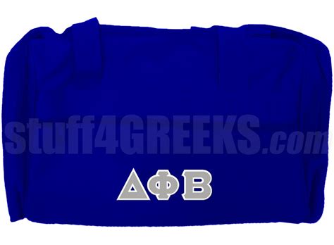 Delta Phi Beta Duffel Bag Royal Blue Pre Dufl Dfb Basic Ltr