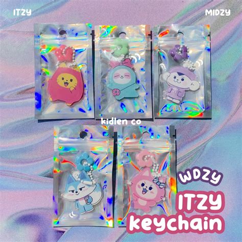 GANTUNGAN Keychain Itzy Wdzy Line Friends Keyring Key Ring Key Chain Ganci Key Chain Lia Ryujin