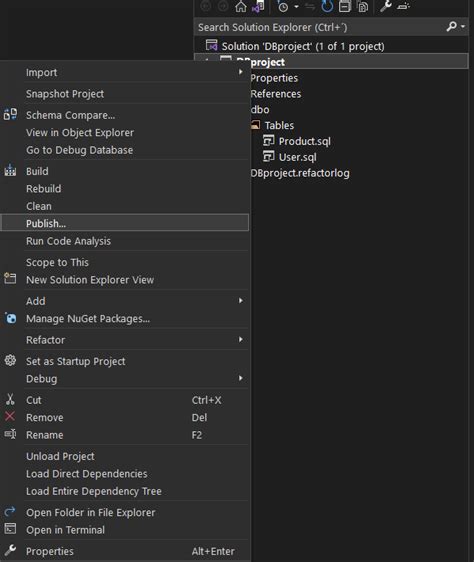 Como Publicar Un Proyecto De Base De Datos De Visual Studio A Azure Sql