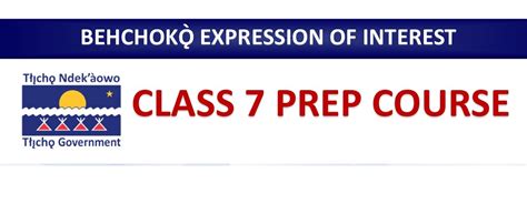 Class 7 Prep Course Tlicho