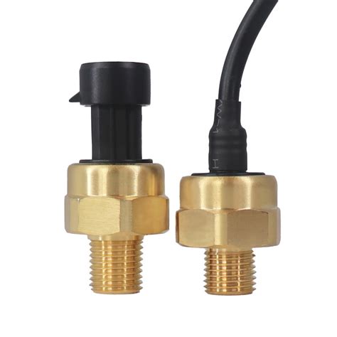 Low Cost 05 45v 10 Bar 20 Bar Brass Pressure Sensor For Arduino Low