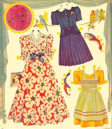 1951 Vanity Paper Dolls Saalfield Publishing Co Free Download