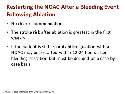 Reversal Agents For Noacs Do We Need Them In The Ep Lab Ppt Download