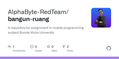 Github Alphabyte Redteam Bangun Ruang A Repository For Assignment In Mobile Programming