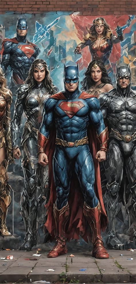Amalgam Superhero Graffiti Image Created By Viper66789akr Tensorart