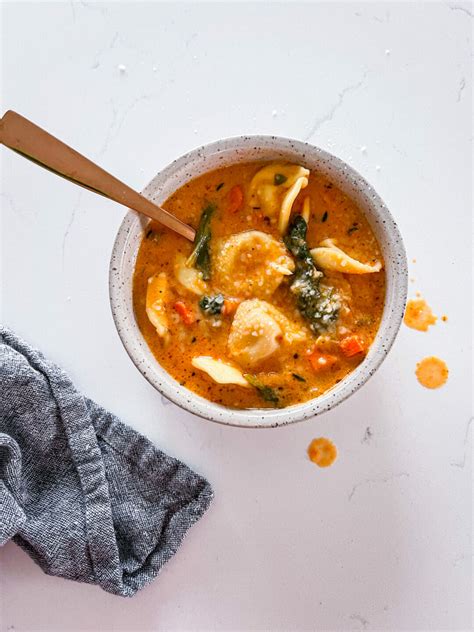 Creamy Tomato Tortellini Soup Sarcastic Cooking
