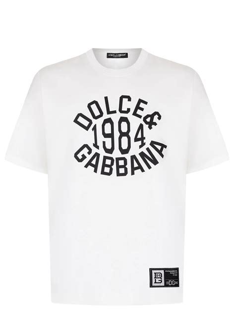 Футболка хлопковая от DOLCE & GABBANA за 75 600 рублей (цвет: белый ...