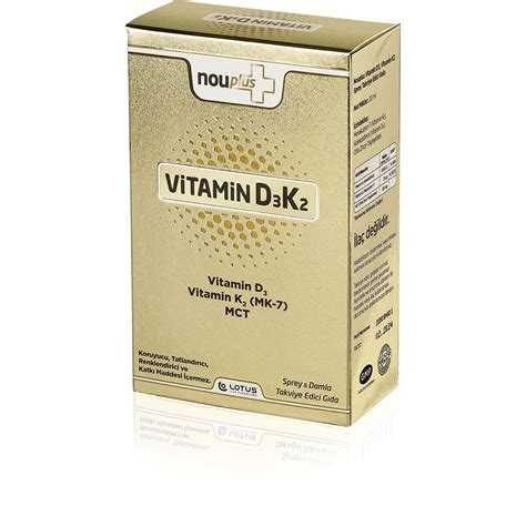 Nouplus Vitamin D3k2 Sprey Lotus İlaç
