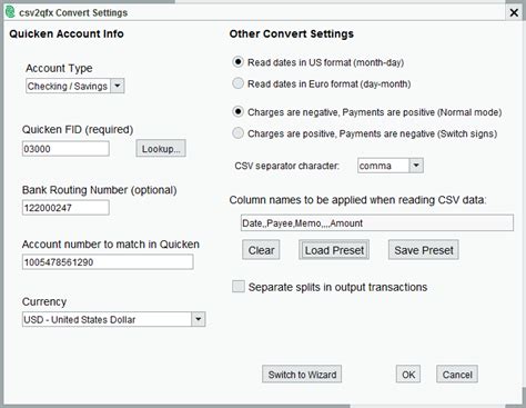 csv2qfx convert help moneythumb
