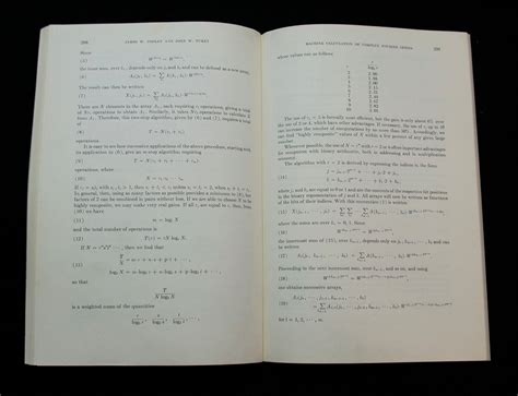 Algorithm For The Machine Calculation Of Complex Fourier Series Within