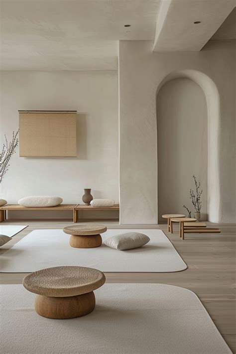 40 Japandi Designed Yoga Studios TastyInteriors в 2024 г Интерьер