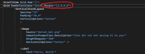 scrollview stops working with a margin set on 1st element · issue 7186