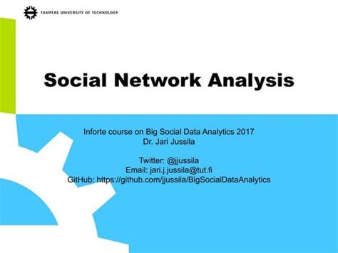 Social Network Analytics Sna Ppt