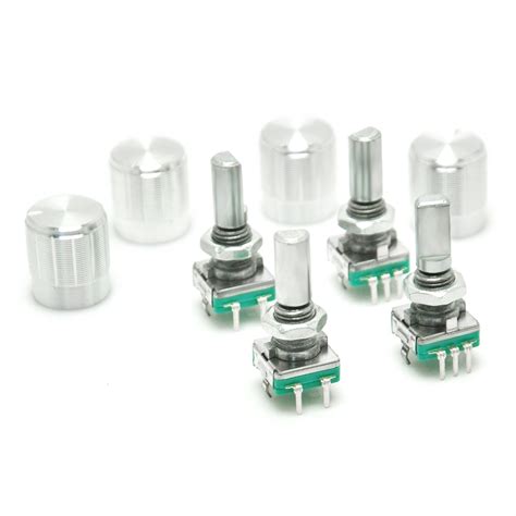 Buy Gikfun 5pin Rotary Encoder Code Switch Digital Potentiometer 360 Degree With Push Button And