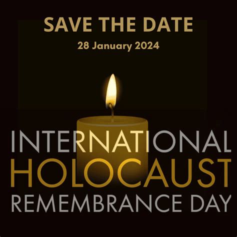 Save The Date Un International Holocaust Remembrance Day 2024 One