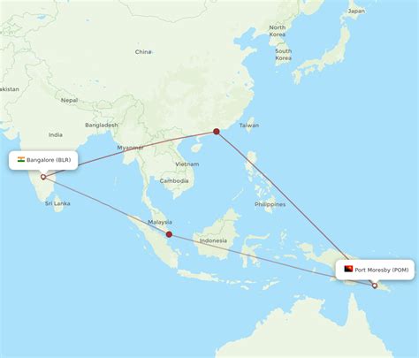 Flights From Port Moresby To Bengaluru Pom To Blr Airlines And Best