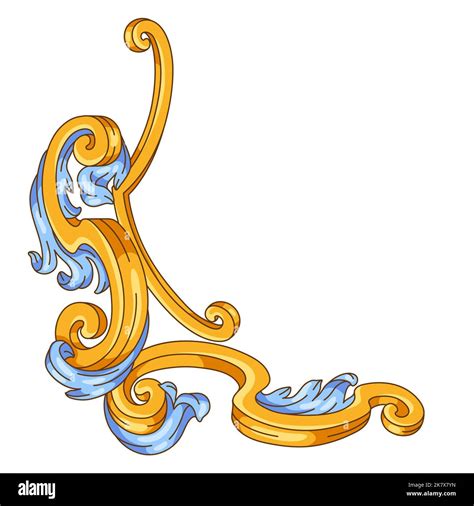 Modern Corner Scroll Design