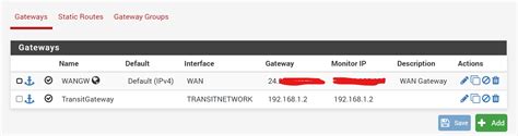 Issue With Routing Table Propagating Incorrect Route Netgate Forum
