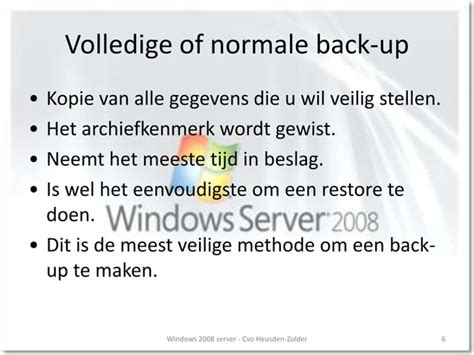 Windows Server Backup PPTX Computing Technology Computing