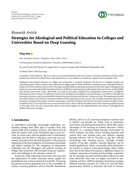 Pdf Strategies For Ideological And Political Education In Colleges