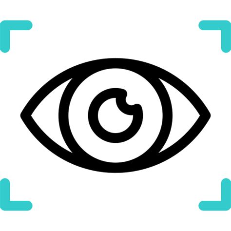 Escáner de retina Iconos gratis de seguridad