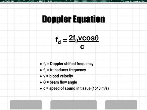 Ppt Doppler Physics And Instrumentation Powerpoint Presentation Id
