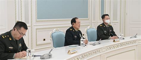 President Kassym Jomart Tokayev Receives Minister Of Defense Of China