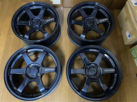 超 Te37 Sonic Magblue 16インチ 4h 100 7j 25 35 Rays Volk Racing マグブルー シビック