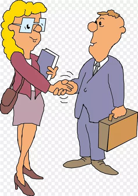 卡通男女握手png图片素材下载图片编号7381514 Png素材网