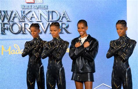 Disney Plus Brasil | O museu Madame Tussauds homenageou Letitia Wright criando três estátuas de ...