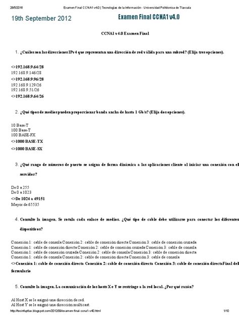 PDF Examen Final CCNA1 V4 Pdf DOKUMEN TIPS