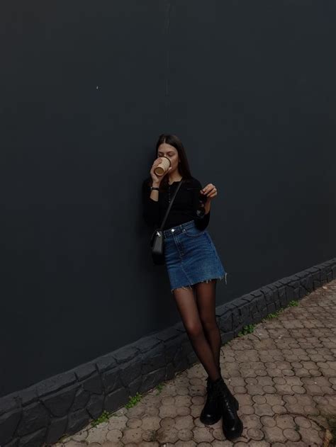 Джинсовая юбка Skirts Fashion Denim skirt
