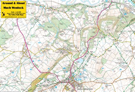 Much Wenlock Walking Map