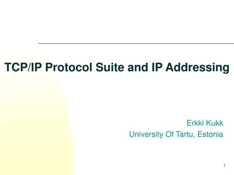 PPT TCP IP Protocol Suite And IP Addressing PowerPoint Presentation Free Download ID 3954