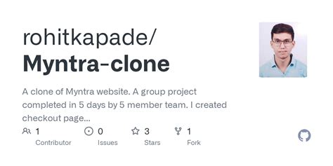 GitHub Rohitkapade Myntra Clone A Clone Of Myntra Website A Group