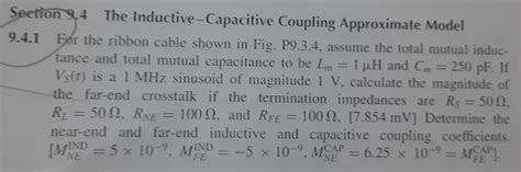 Section 94 The Inductive Capacitive Coupling