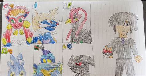 ポケットモンスター 和輝戦部の最終ポケモン達をまとめ描きしてみました。 中村まさやナーヤ君の大冒険のイラスト Pixiv