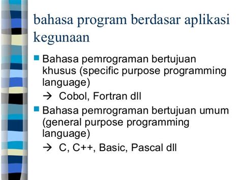 Pemrograman Dan Bahasa Program