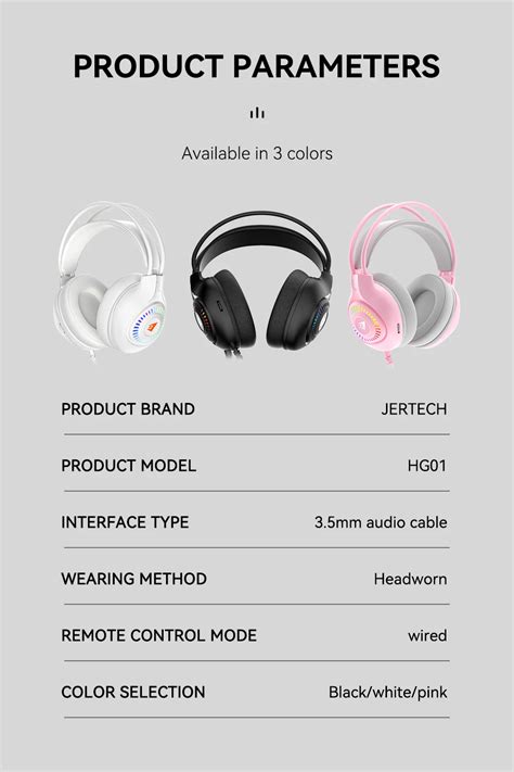 Jertech Hg01 Gamer Headphone Headset Gamer Headset Gamer Usb Headphone