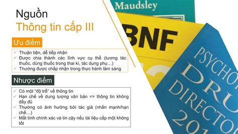Giới Thiệu Một Số Nguồn Thông Tin Thuốc Và Tltk Trong Thực Hành Dược