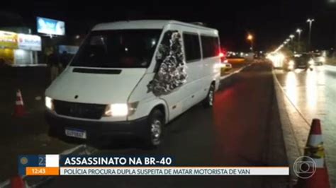 Vídeo Polícia procura suspeitos de matar motorista de van DF1 G1