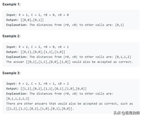 Leetcode基礎算法題第152篇：按距離排列矩陣單元格 每日頭條