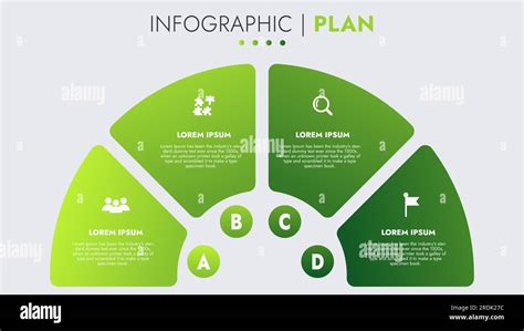 Infografik Vorlage für Präsentationen und Funktionen